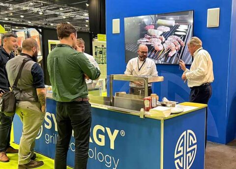Synergy Grills modular space-only exhibition stand designs